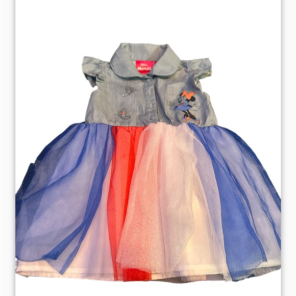 Disney | Dresses | Disneys Minnie Mouse Tutu Dress With The American ...